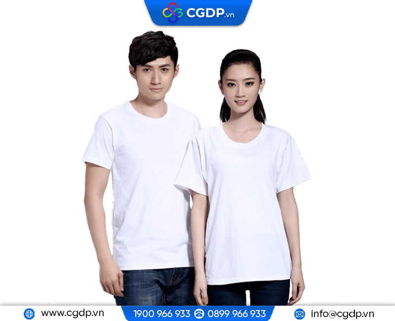 Mẫu áo thun đồng phục cổ tròn SKU 103